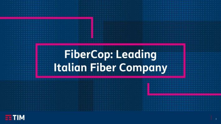 1.600 Comuni in Ftth: Tim svela il piano FiberCop